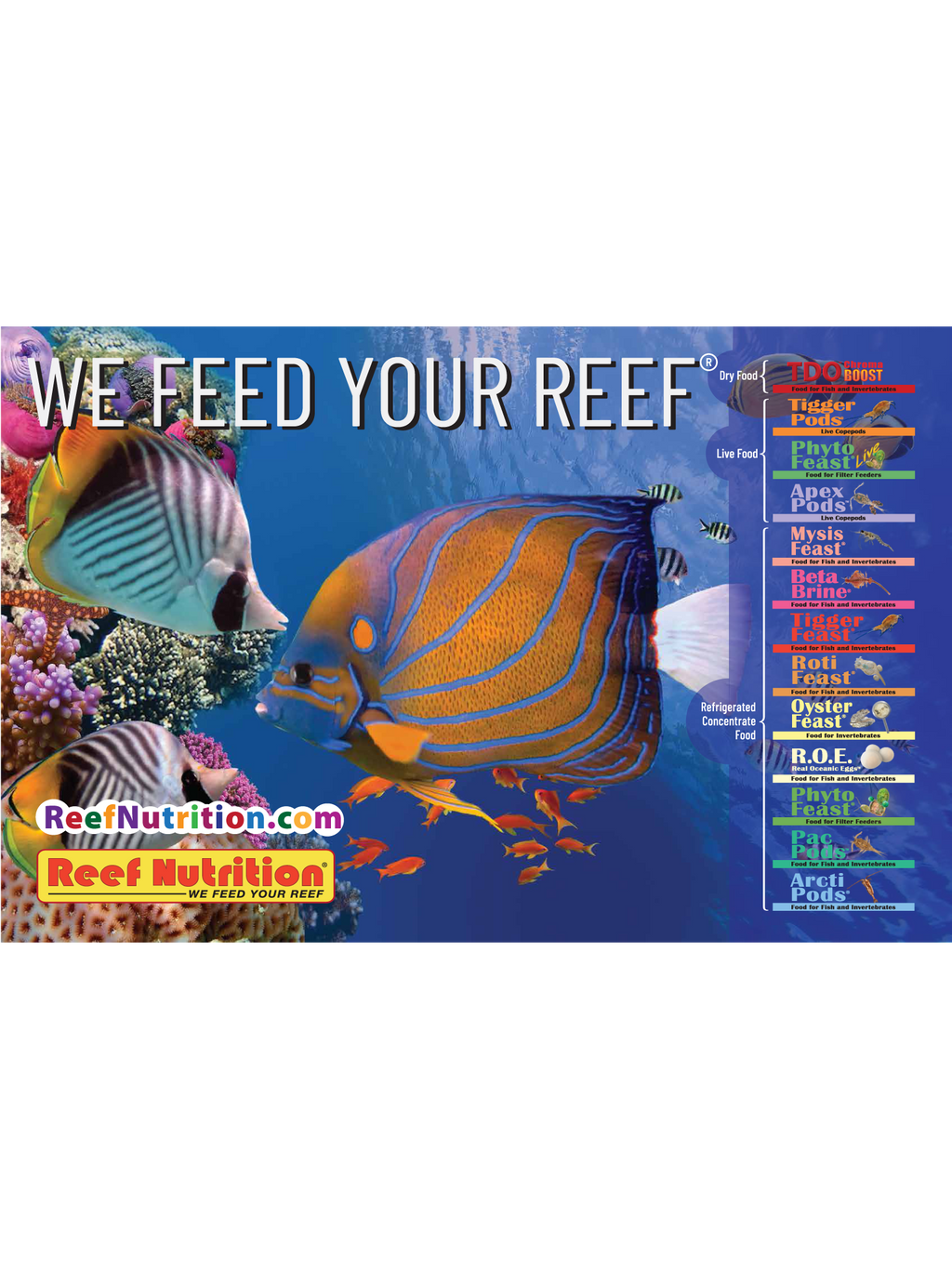 Reef Nutrition Poster – Reef Nutrition Wholesale